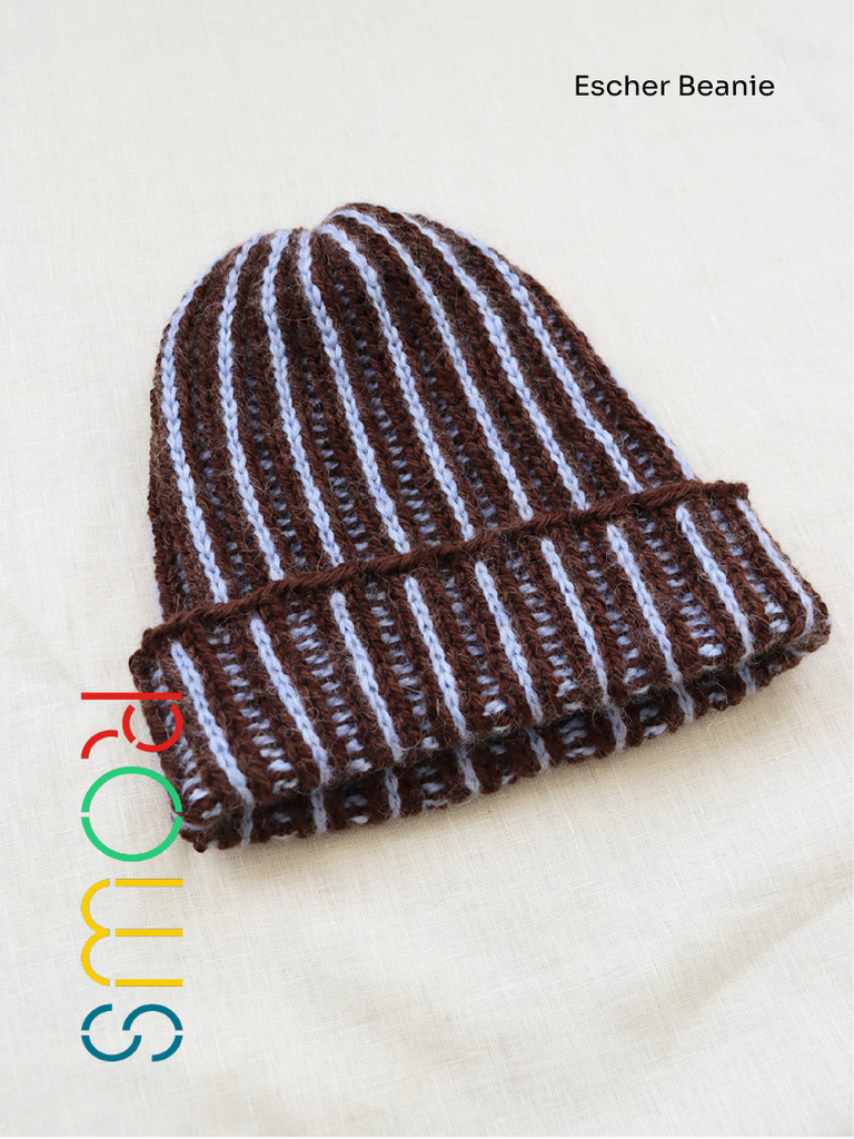 Escher Beanie Knitting Pattern | PDF | Knitting | Yarn