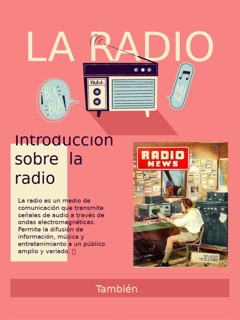 Historia y Funciones de la Radio | PDF | Radiodifusión