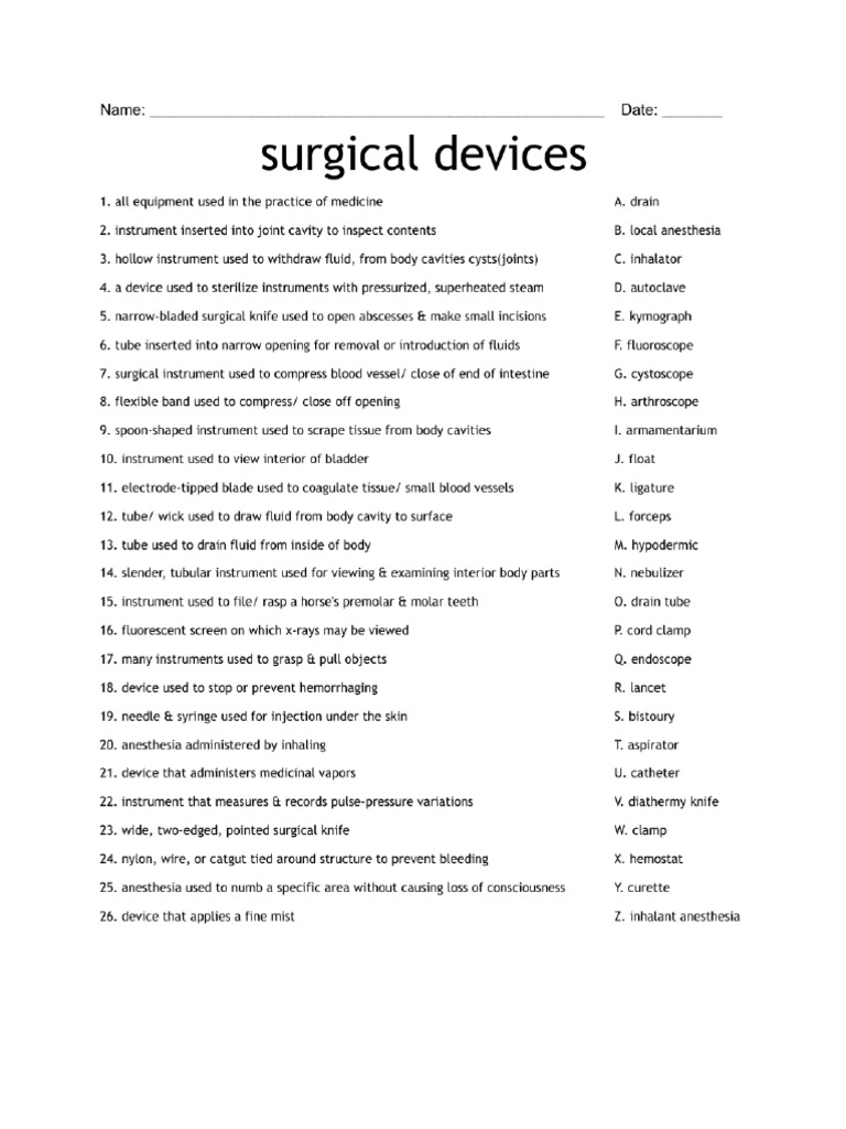 Surgical Instruments | PDF