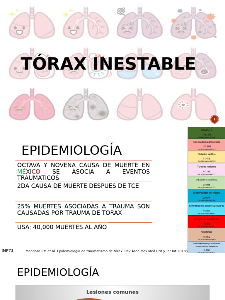 TORAX INESTABLE | PDF | Tórax | Especialidades Medicas