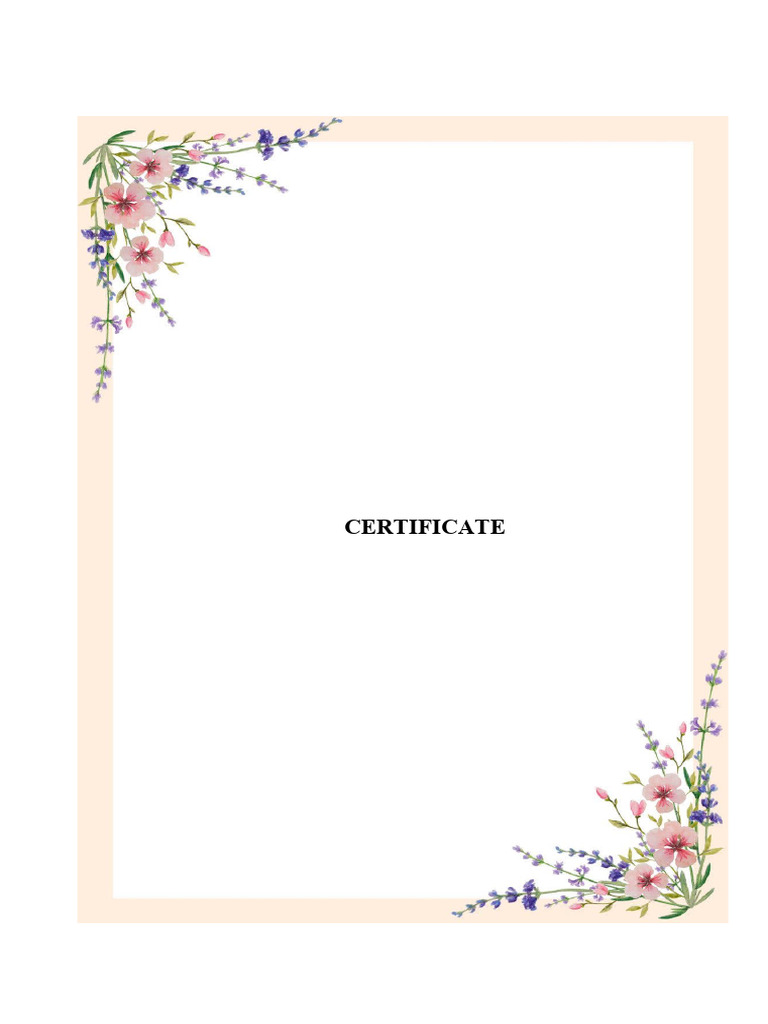 Project Report Structure | PDF