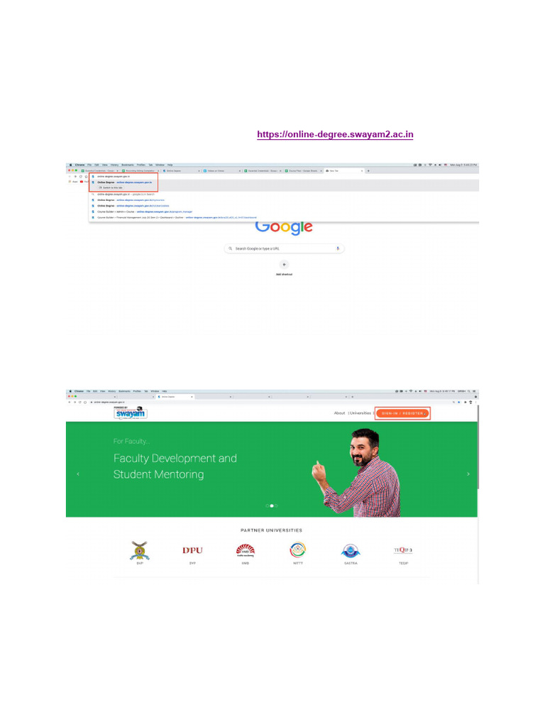 SWAYAM Course Login | PDF