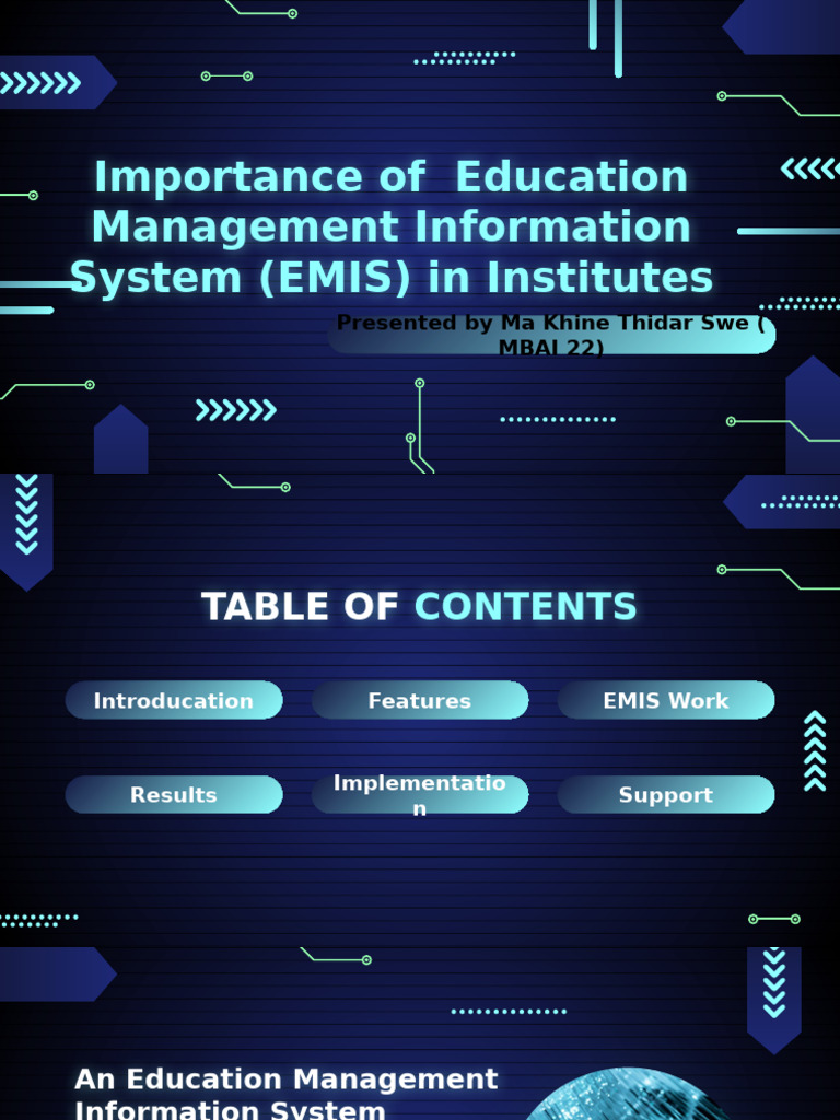 Importance of Education Management Information System (EMIS) in ...
