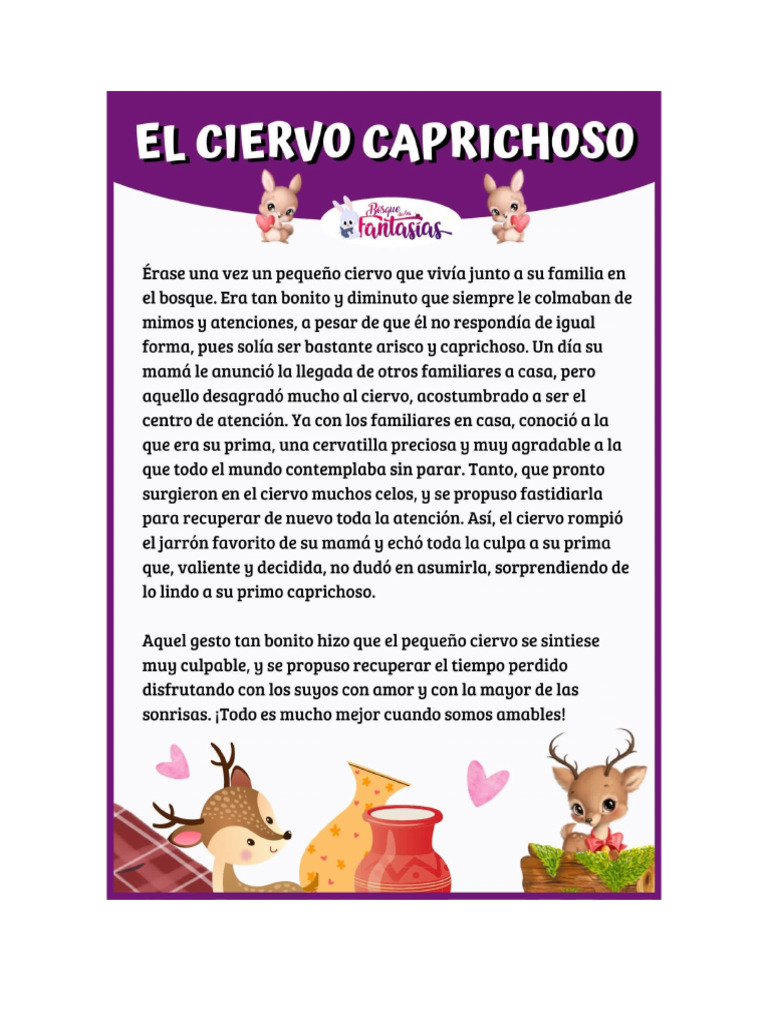 Cuento El Ciervo | PDF