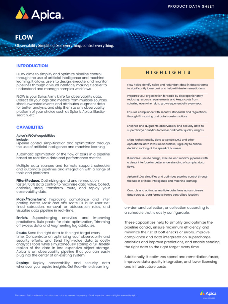 Flow-Data-Sheet | PDF | Analytics | Data