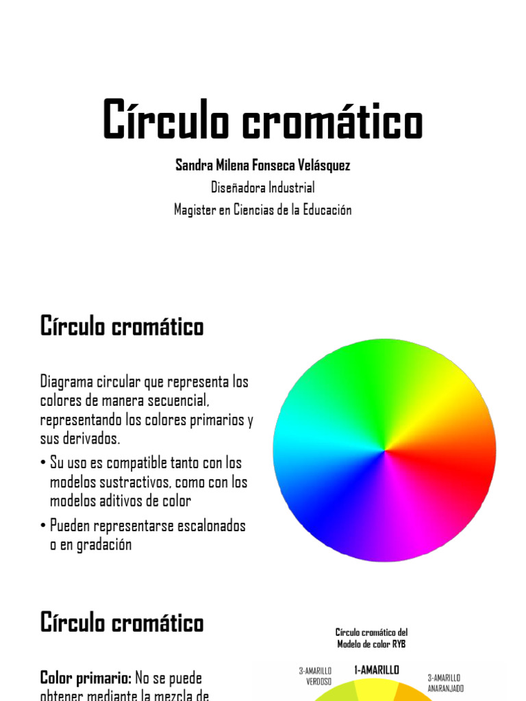 Circulo Cromatico | PDF | Color | Sentidos