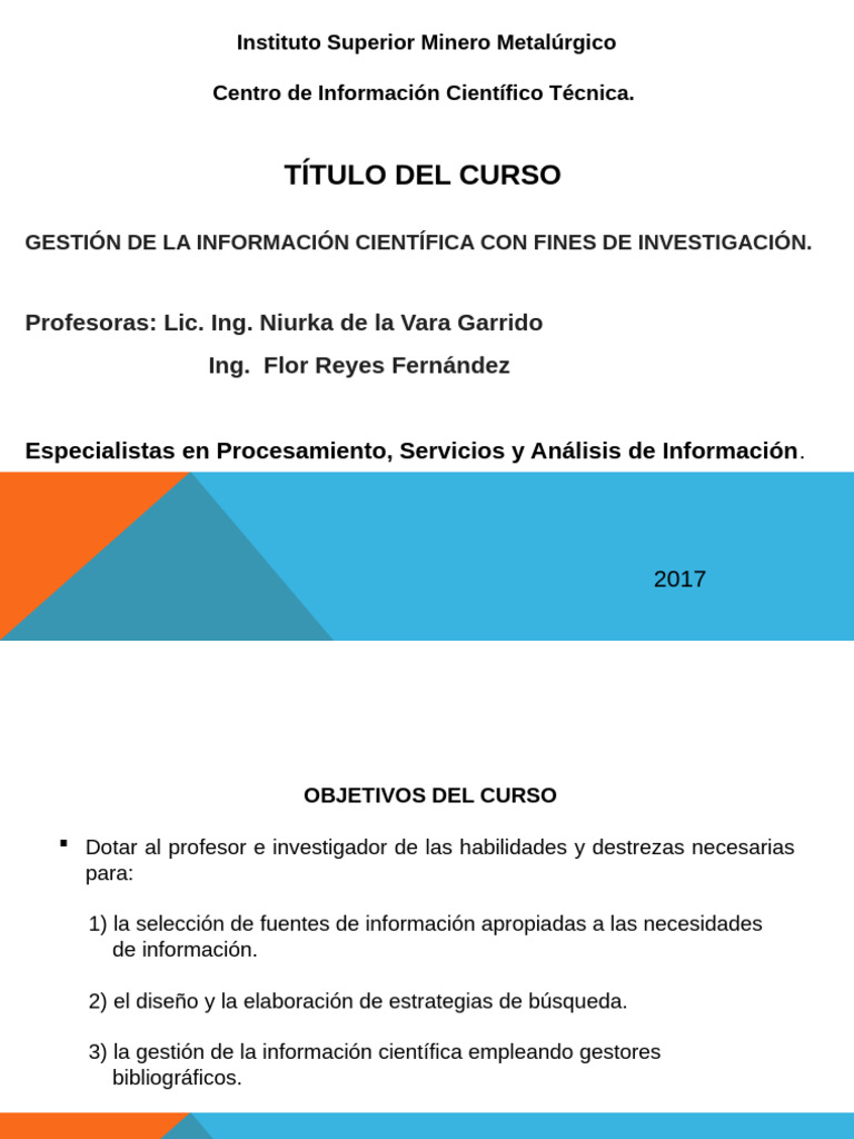 Fuentes de Información Científica | PDF