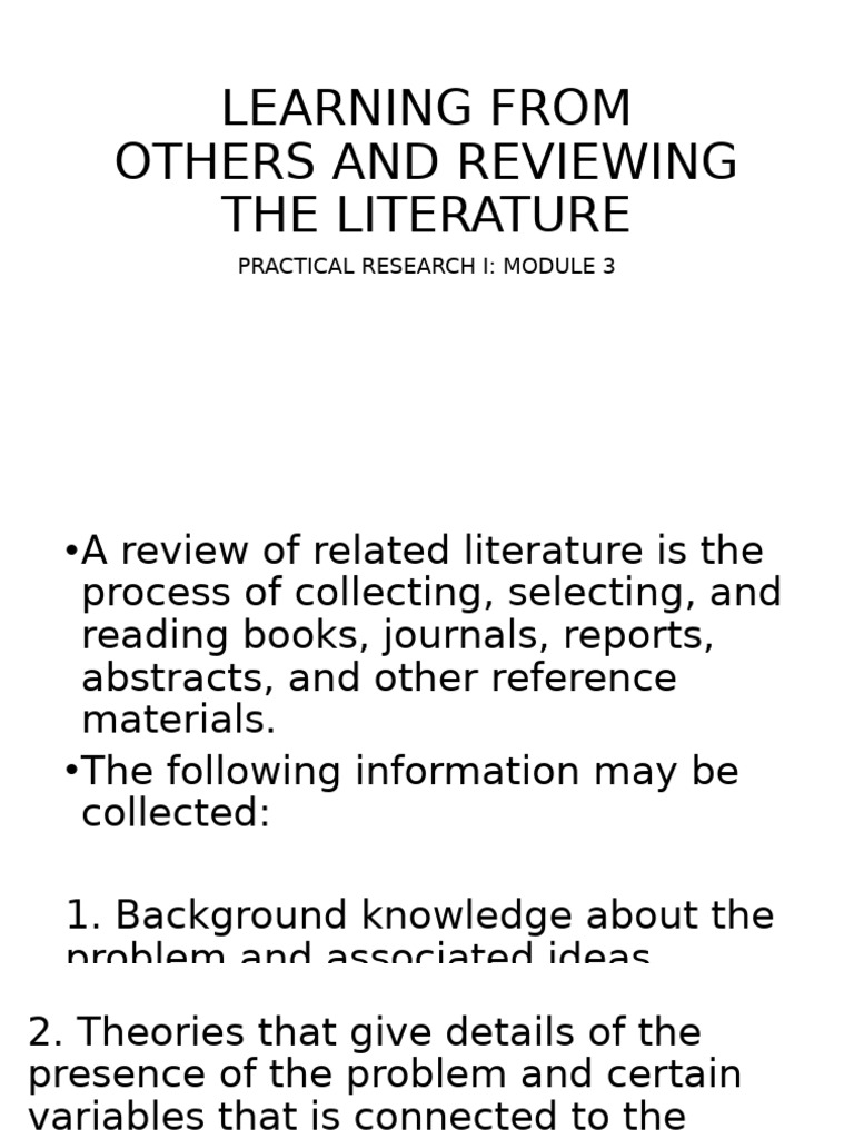 Literature Review Essentials | PDF | Citation | Apa Style
