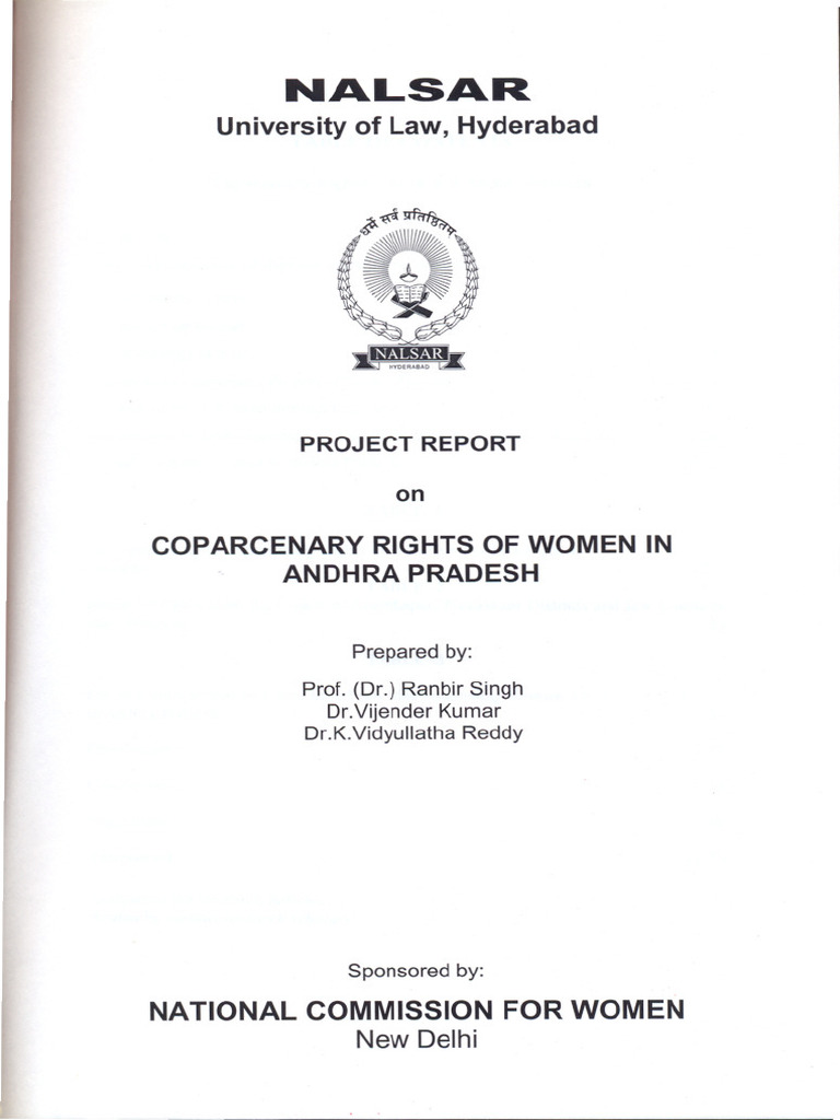 Nalsar University of Law Hyderabad (1) | PDF