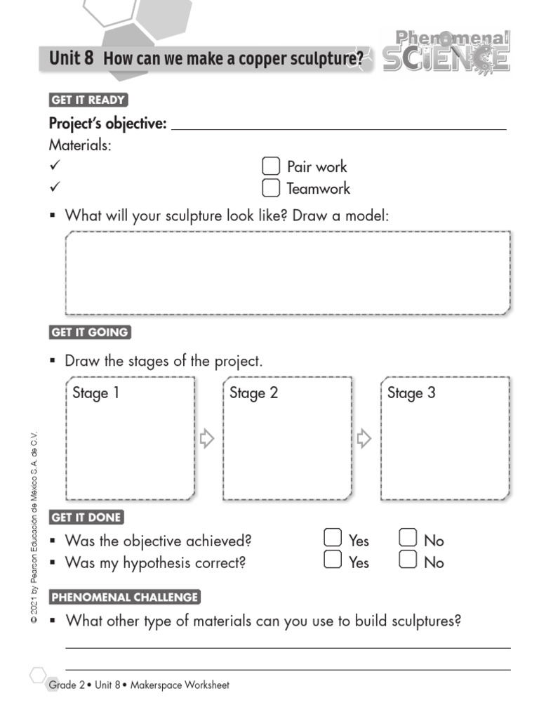 PS G2 U8 Makerspace Worksheet | PDF