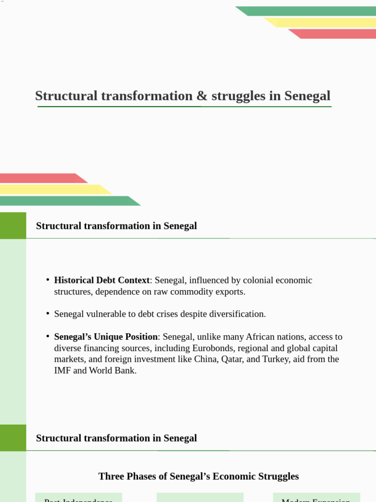 (수정) Senegal Economic Transformation2025-1 | PDF | Senegal | Taxes