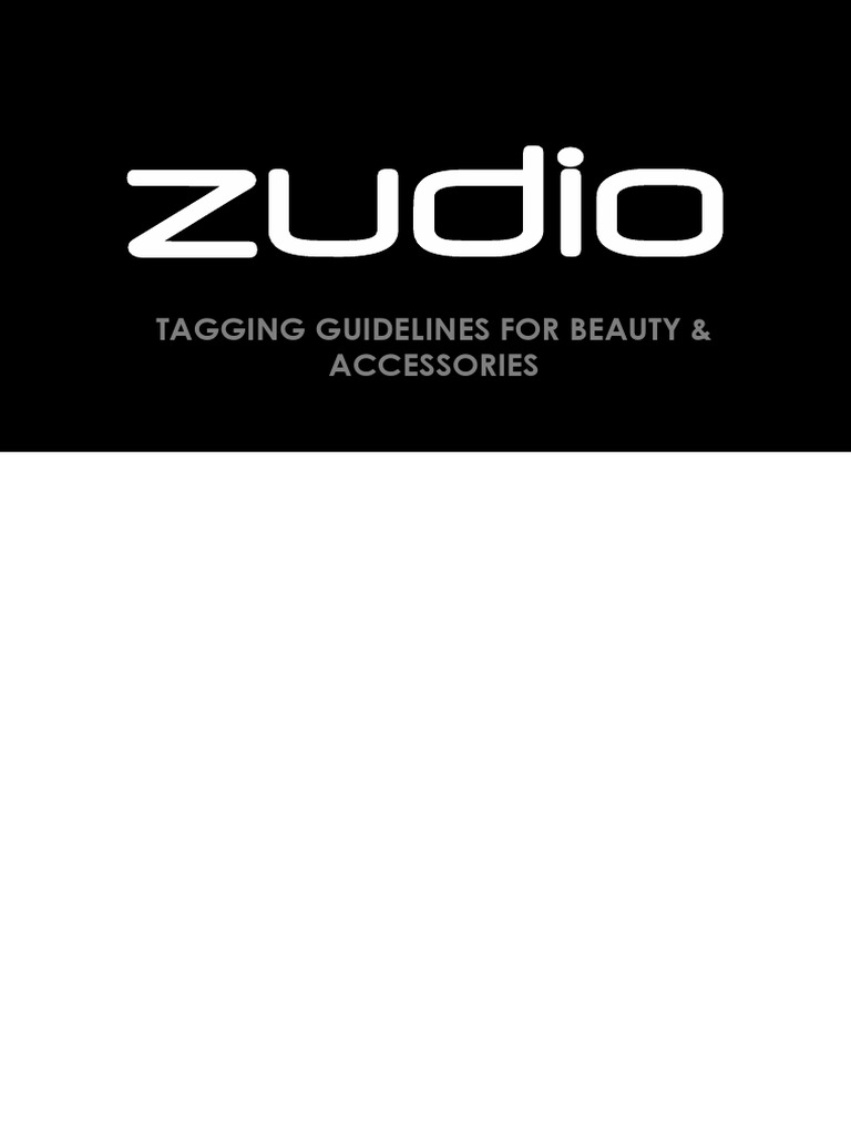 Tagging Guideline For Beauty & Accessories | PDF