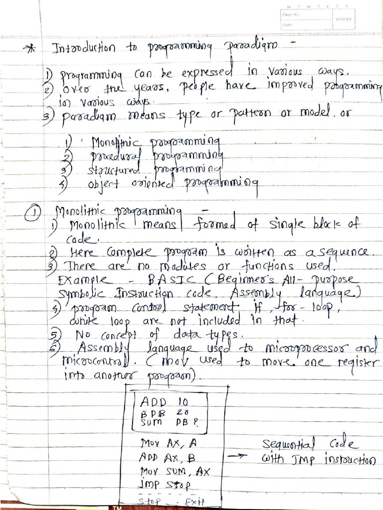 Programming Paradigm | PDF