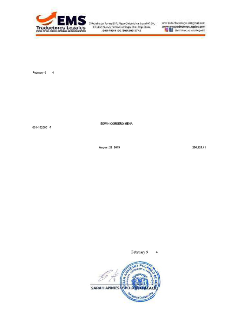 BANK LETTER edwin | PDF