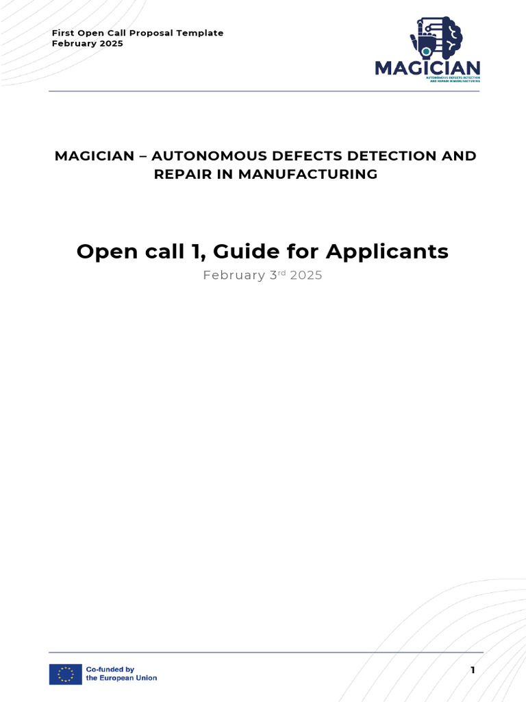 Manufacturing Defect Detection Call | PDF | Robotics | Small And Medium ...