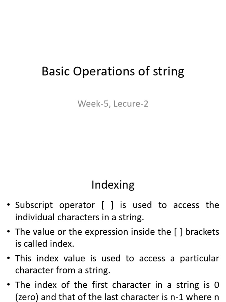 Week-5-Lecture-2 | PDF