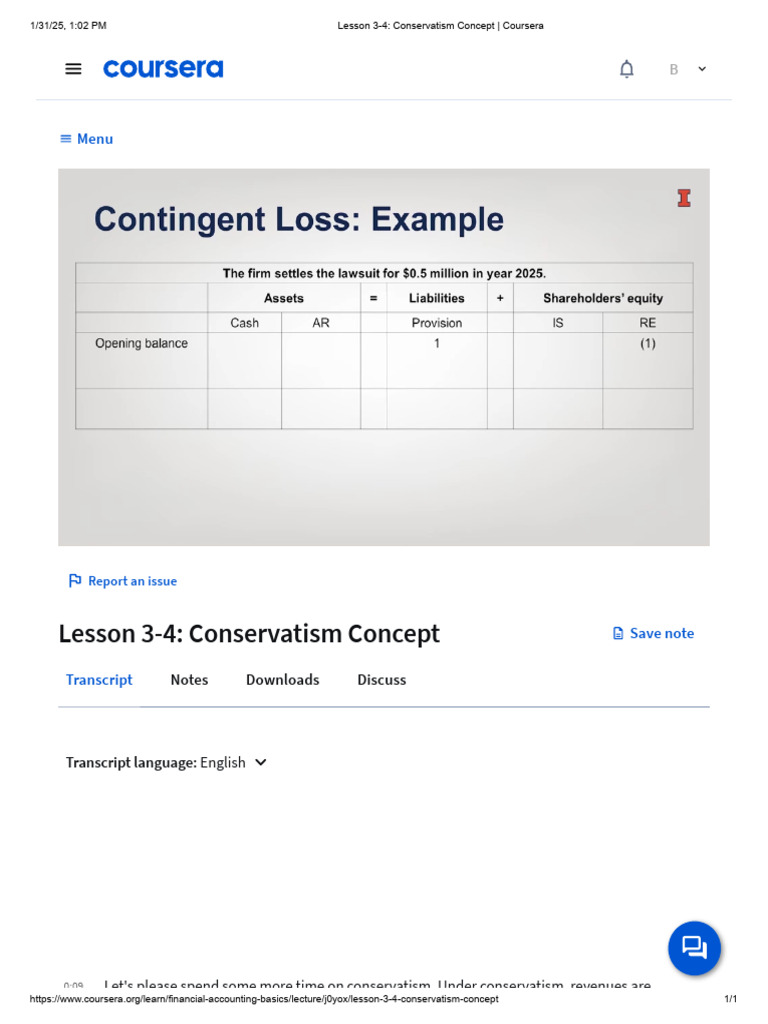 Lesson 3-4_ Conservatism Concept _ Coursera | PDF