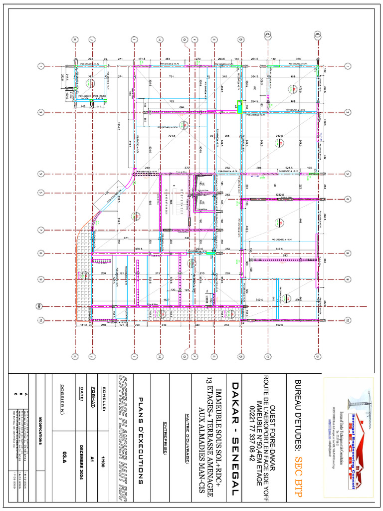 Coffrage PH RDC Au PH 2e Etage | PDF