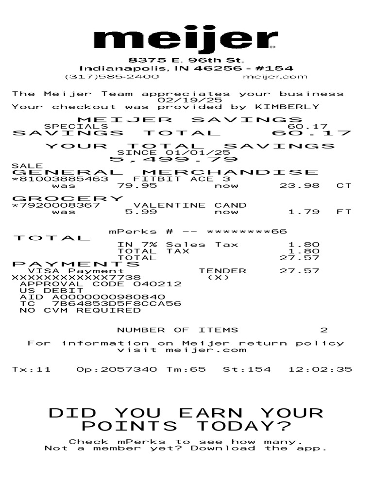 Meijer Digital Receipt (3) | PDF