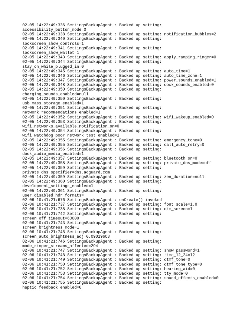 Settings Provider | PDF