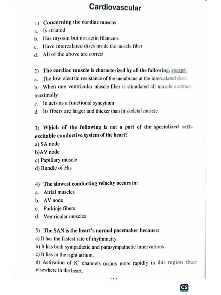 Important Mcq Physiology Pdf