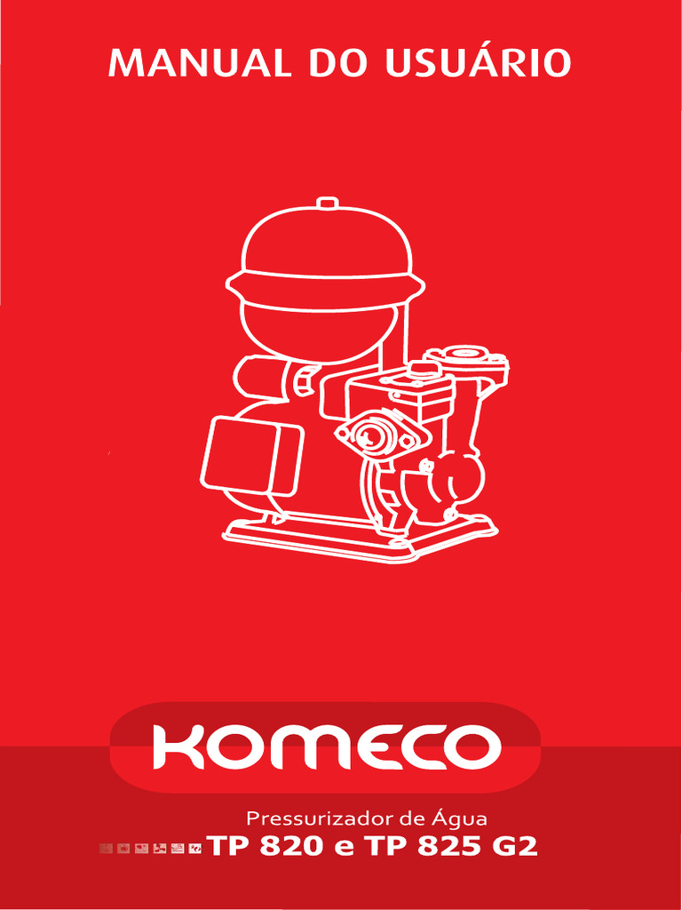 Pressurizador de Agua Tp 820 Tp 825 g2 | PDF