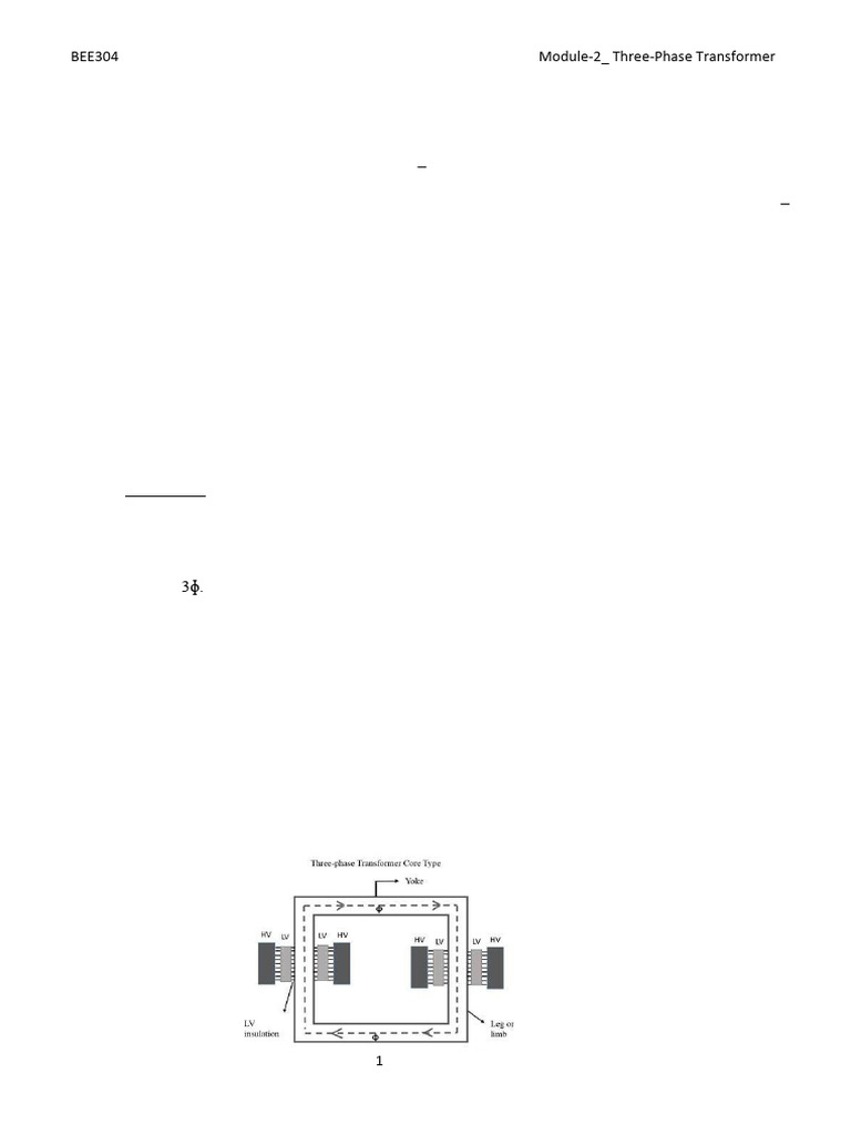 Module 2A(1) | PDF | Transformer | Electrical Impedance