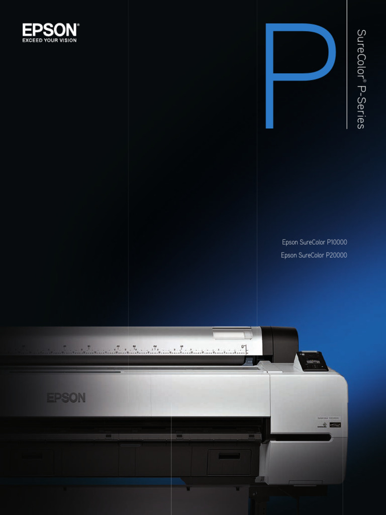 SureColor P10000-P20000 Brochure C52031 PDF | PDF | Printer (Computing) | Mac Os