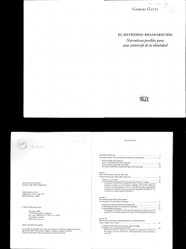 Gabriel Gatti Detenido Desaparecido | PDF