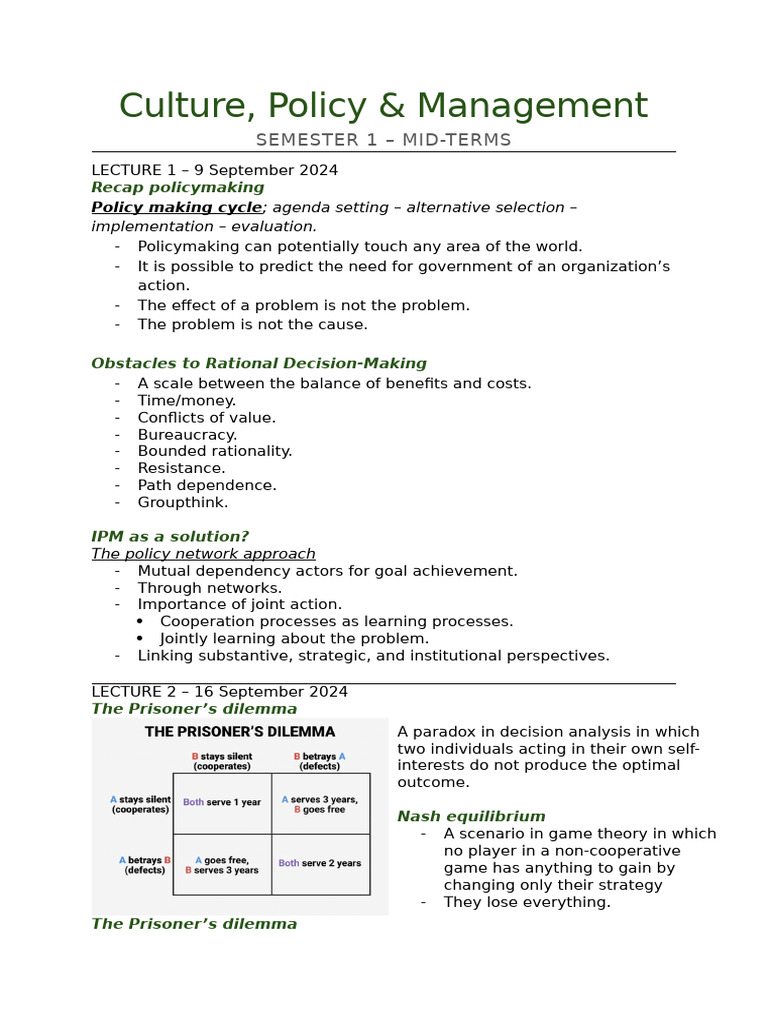 Culture, Policy & Management | PDF | Political Corruption | Corruption