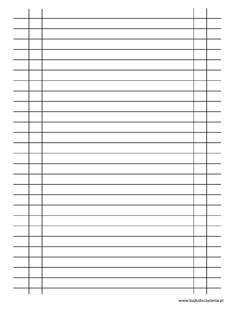 Liniuszek Linia Jeden CM A4 | PDF