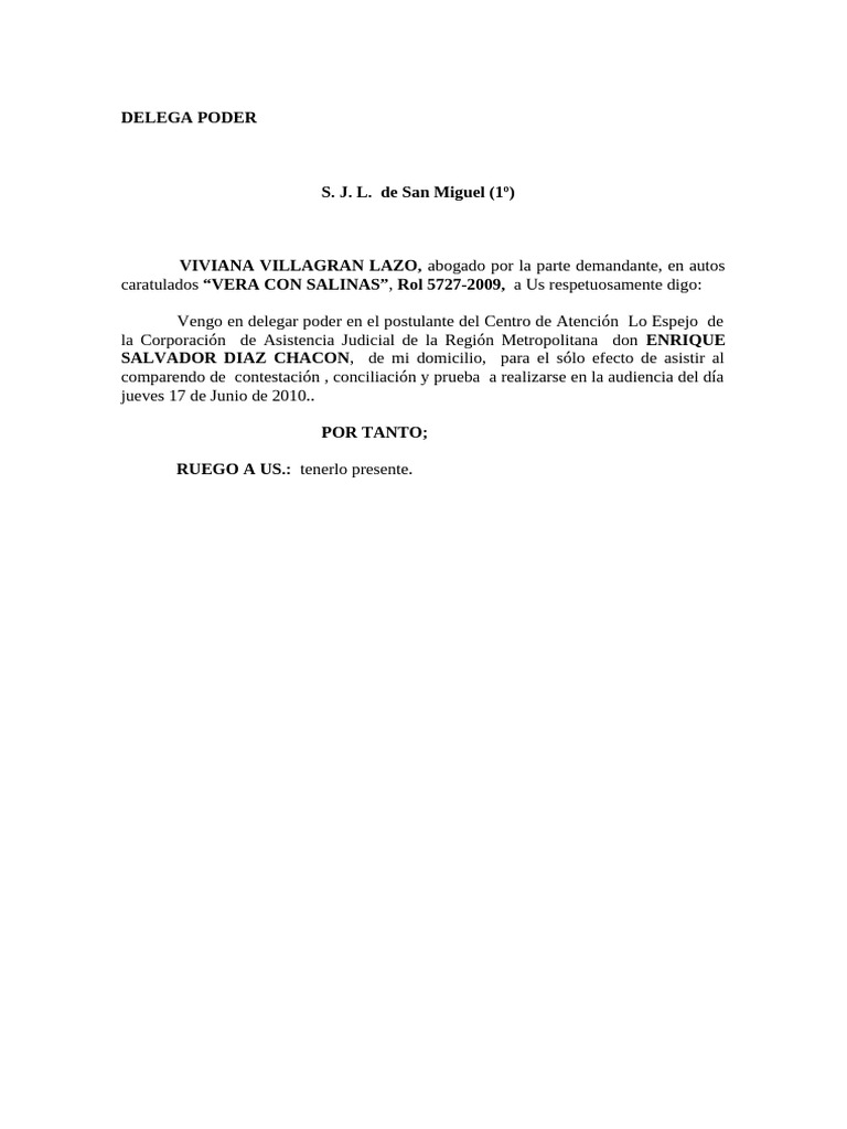 Delega Poder | PDF