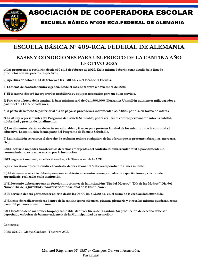 Asociación de Cooperadora Escolar - 20250106 - 215951 - 0000 | PDF | Escuelas