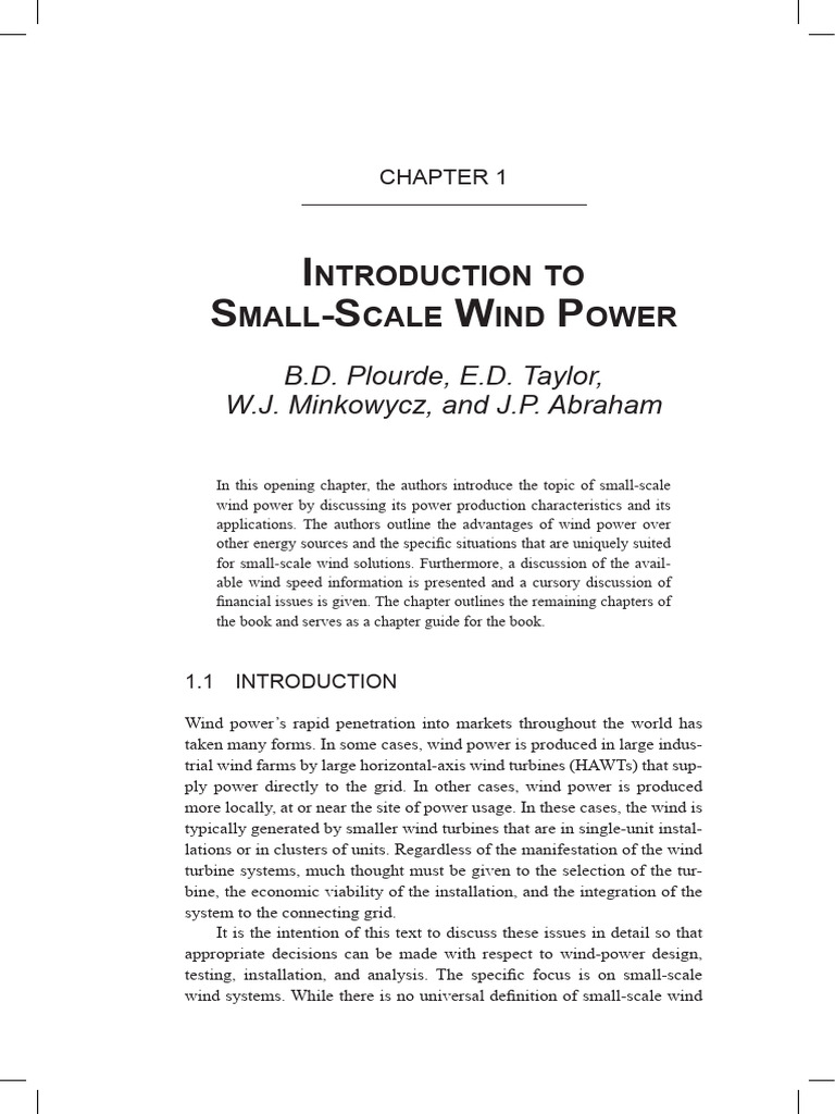 Abraham - 9781606504840 - Chapter 01-Editted | PDF | Wind Power | Wind ...