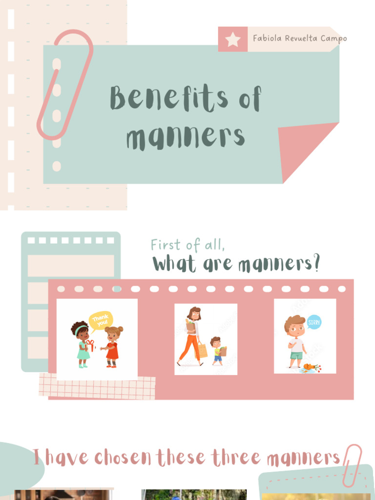Benefits of Manners | PDF