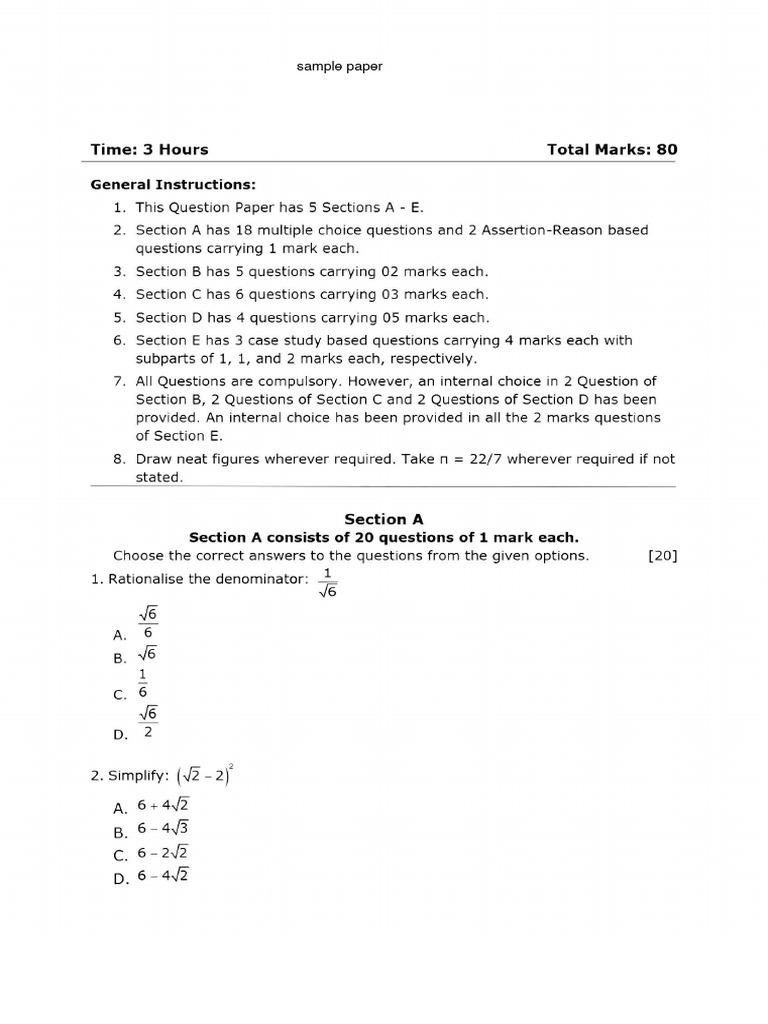 Class 9 Maths | PDF