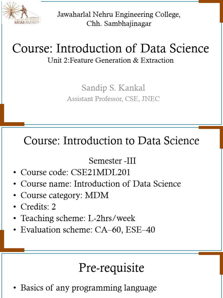 Feature Generation & Extraction | PDF | Machine Learning | Applied Mathematics