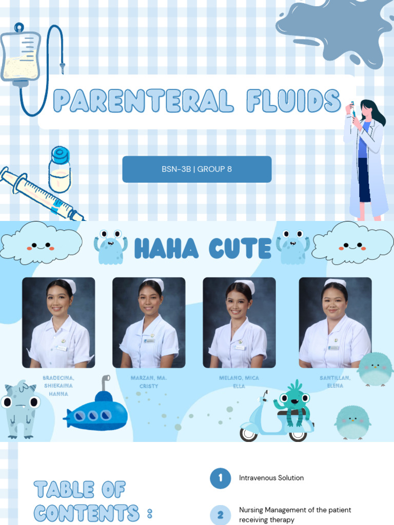 Understanding Parenteral Fluids in Nursing | PDF | Intravenous Therapy ...