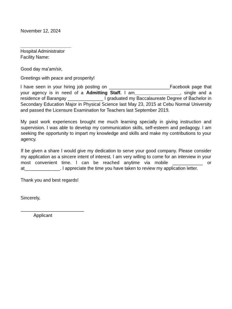 APP LETTER 2x2 | PDF