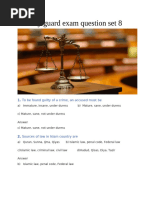 Ontario Security Guard License Practice Exams Free | PDF | Security ...