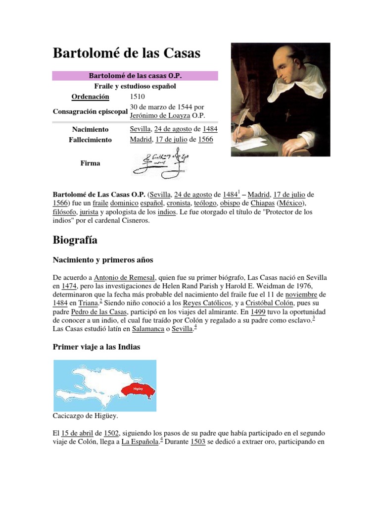 Bartolomé de Las Casas | PDF | Religión y creencia | católico romano