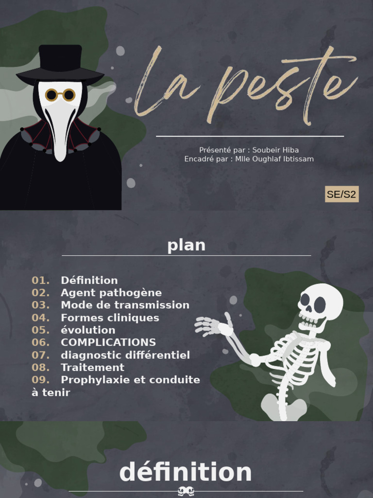 Comprendre la Peste : Causes et Traitements | PDF | Peste | Spécialités ...