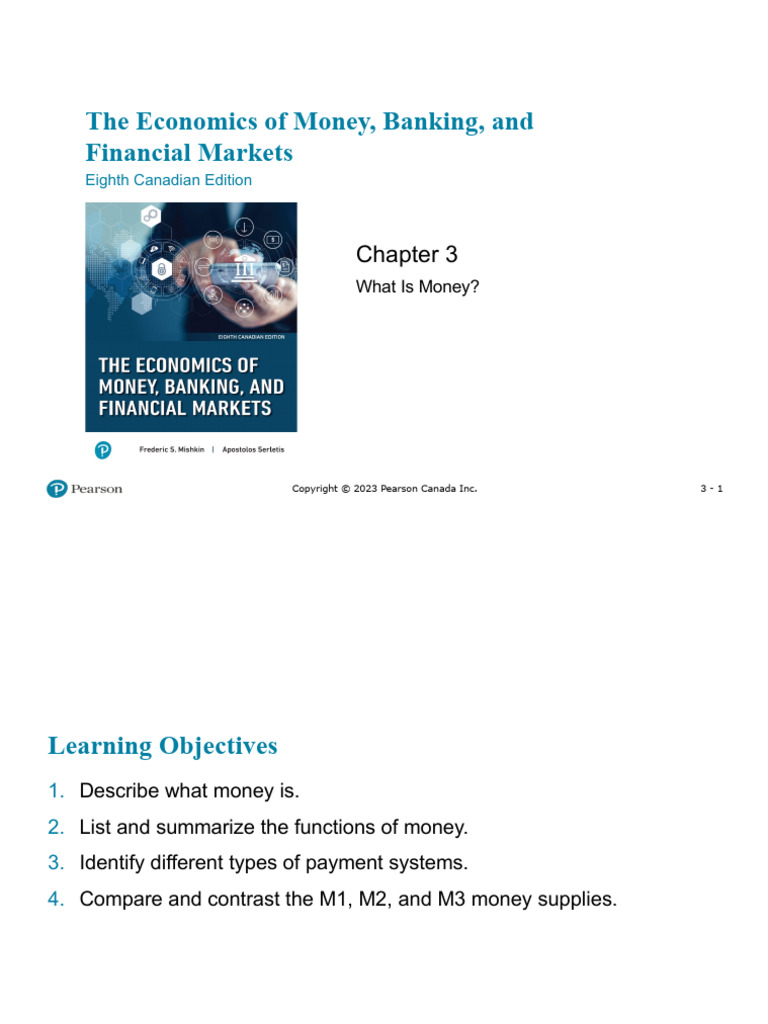 3_FIN 3500_economics_8ce_ppt_ch03 | PDF | Money | Money Supply