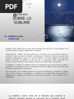 Lo sublime según Longino: Definición y Teoría | PDF