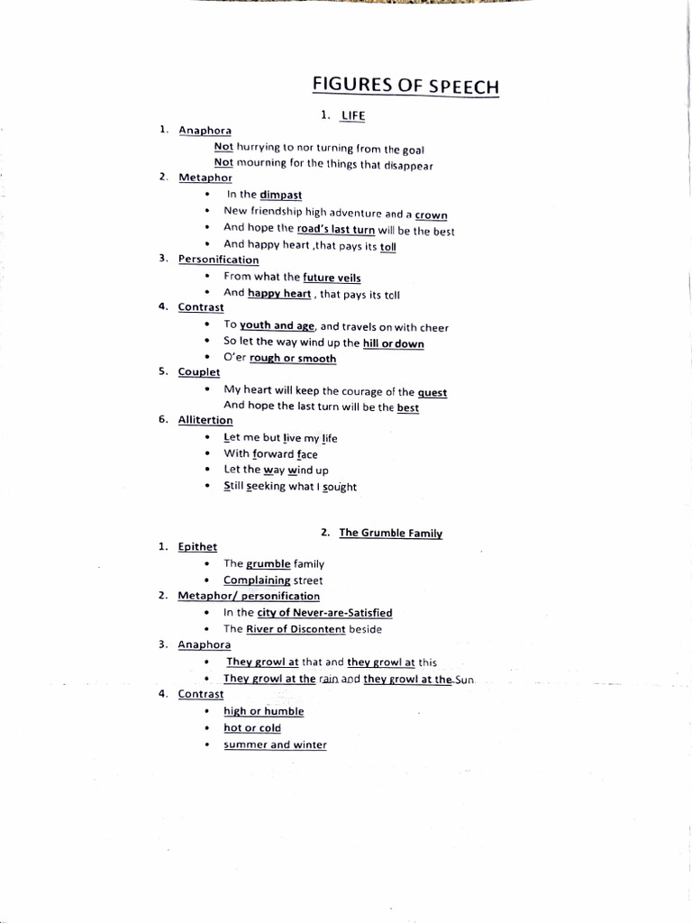 10 STD Figures of Speech | PDF