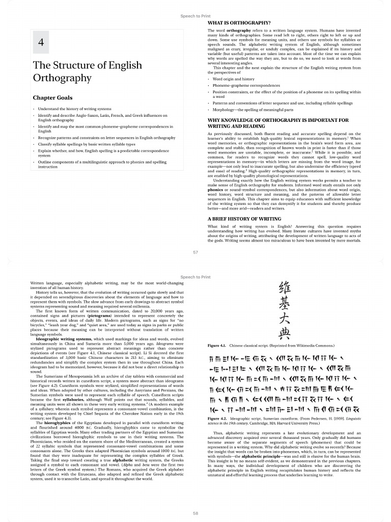 The Structure of English Orthography | PDF
