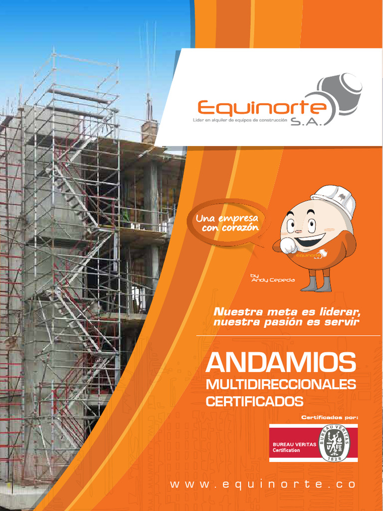 Andamios Multidireccionales Certificados | PDF | Andamio | Equipos de ...