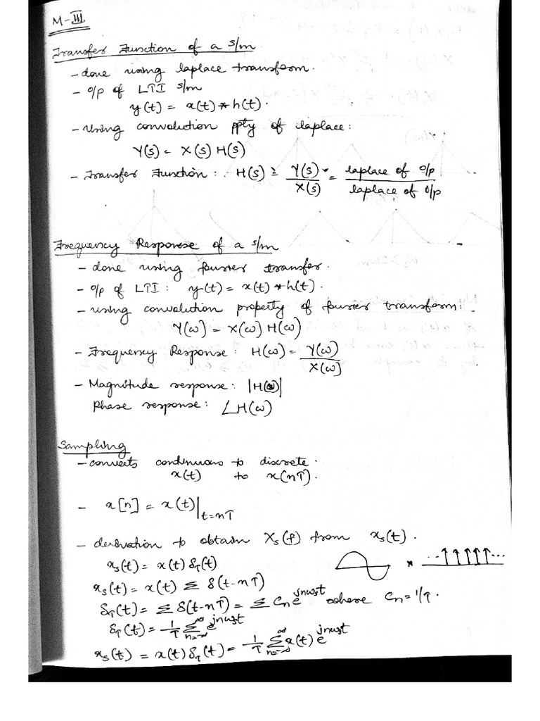 M3, M4 - Summary | PDF