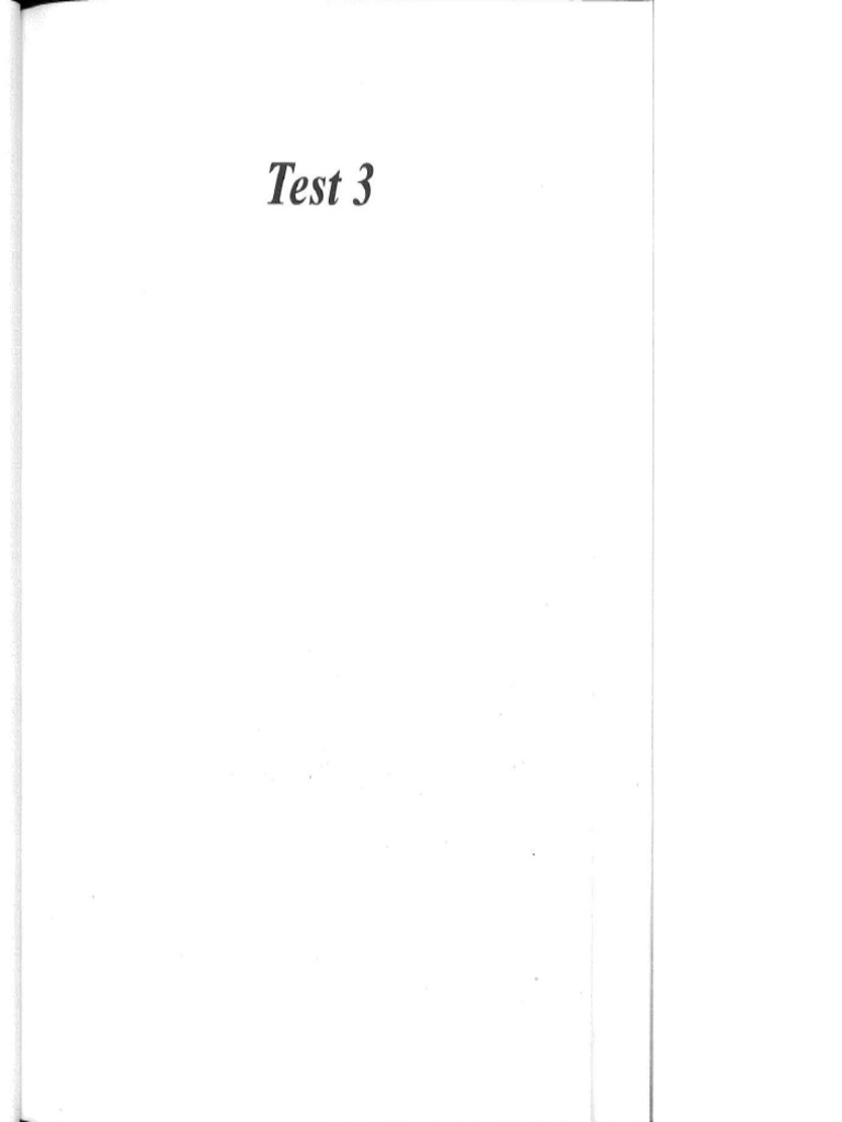 B2 First First Cambridge Exam FCE 3 | PDF