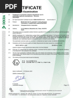 ATEX Certificate of Pressurized Cabinet - Sample | PDF | Engineering ...